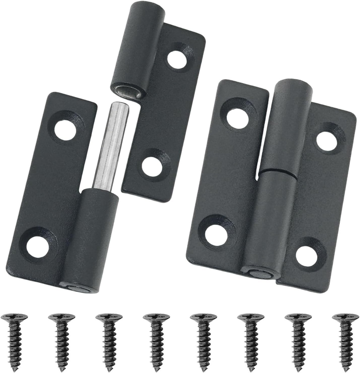 ITROLLE 2PCS 50x36x2mm Black Lift Off Hinge Stainless Steel 304 Lift ...