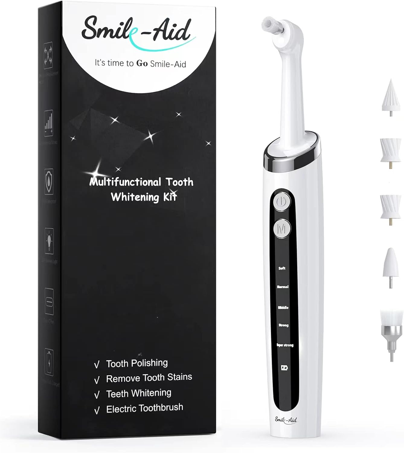 Amazon.com: Tooth Polisher, Smile-Aid Multifunctional Replacement Head ...