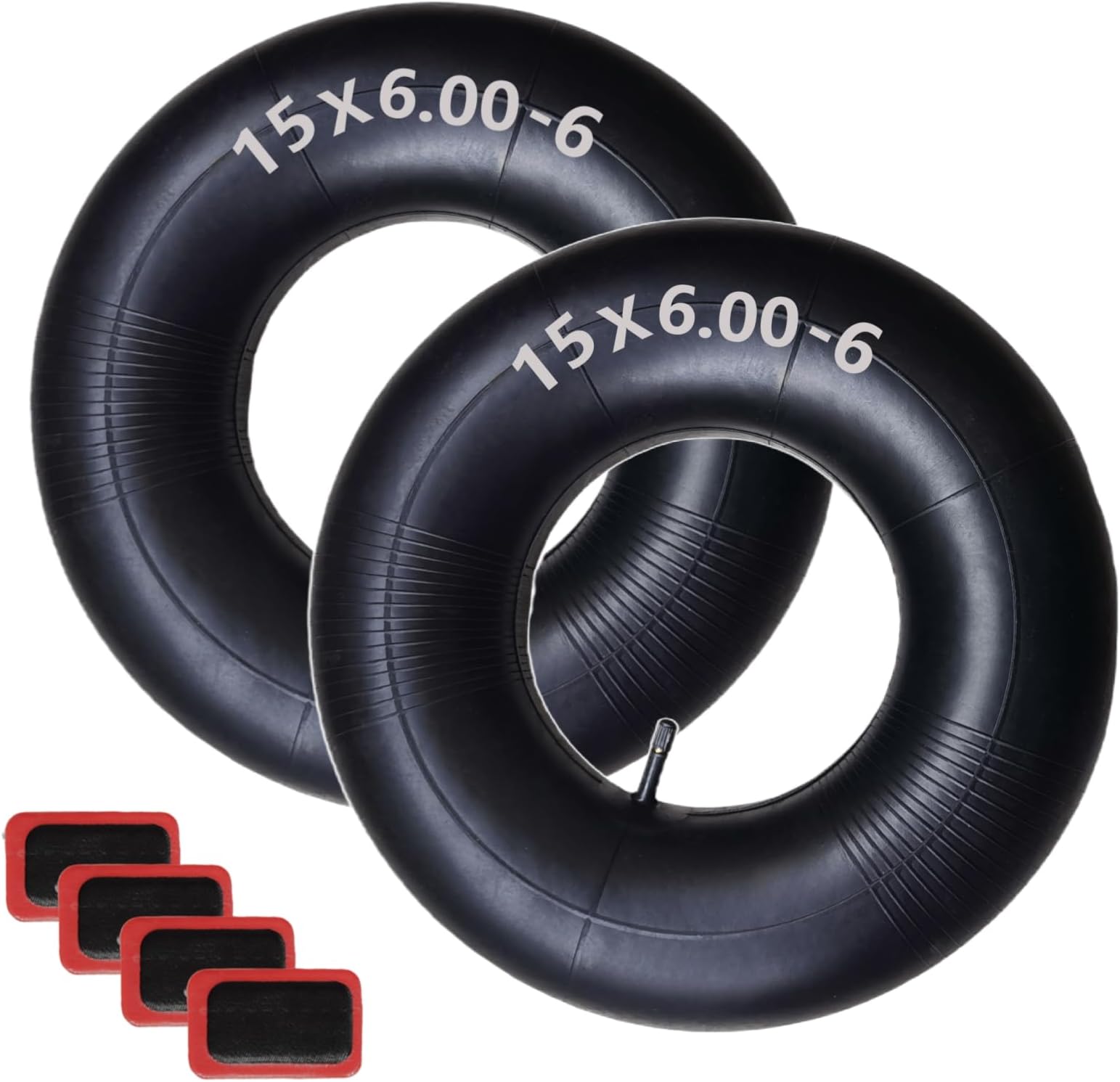 Amazon.com: Set of Two 15X6.00-6 Lawn Tire Inner Tube 15x6x6 TR13 Lawn ...