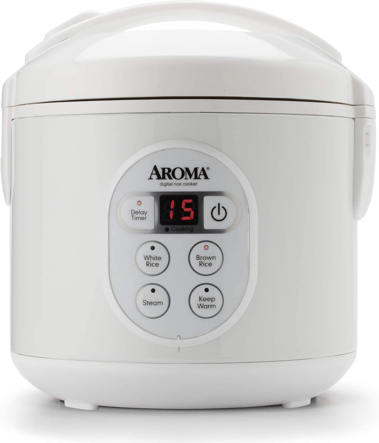 Aroma ARC-914D 8-Cup (Cooked) Digital Rice Cooker and Food Steamer ...
