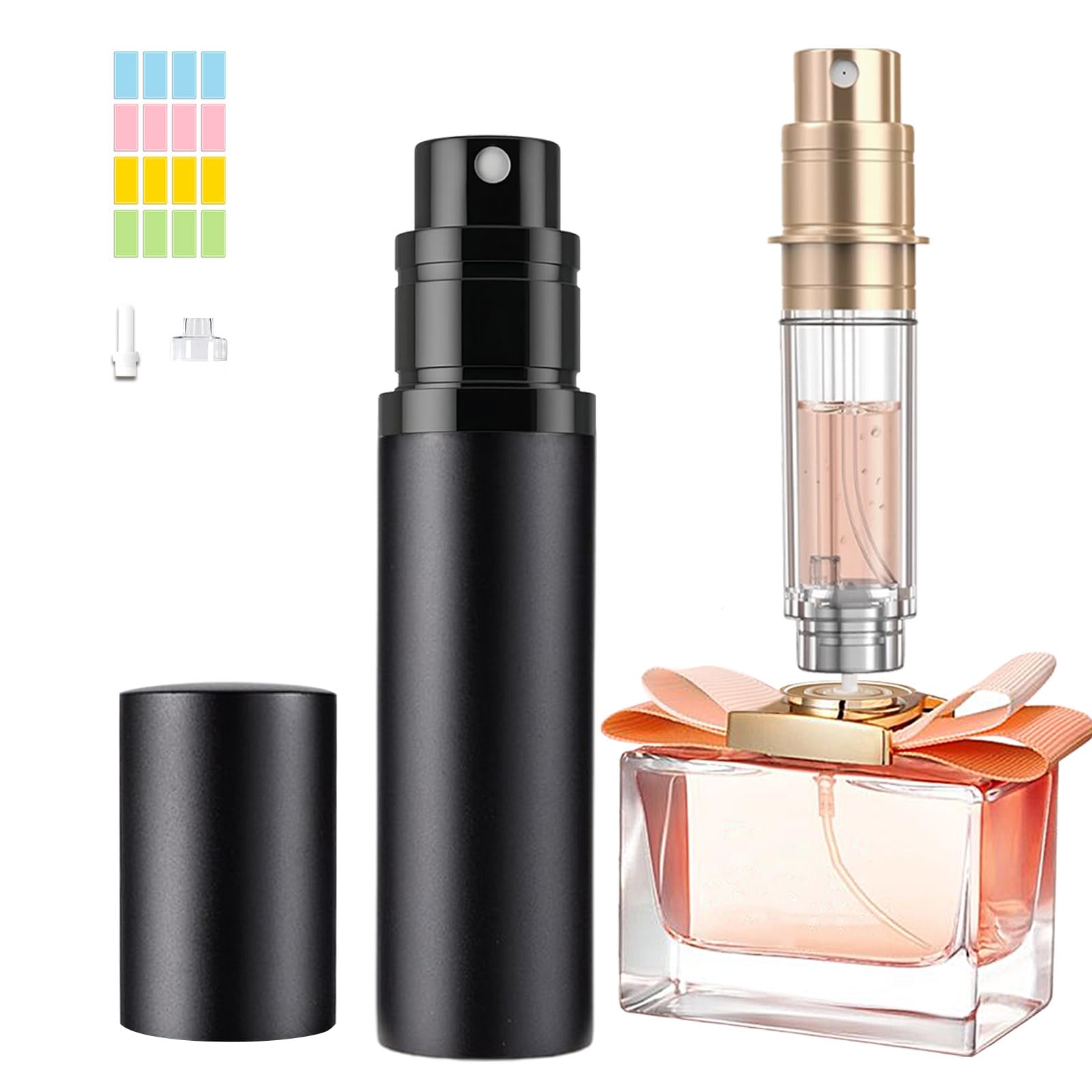 JOOMOKO Perfume Atomiser, Refillable Perfume Travel Bottle, 5ml ...