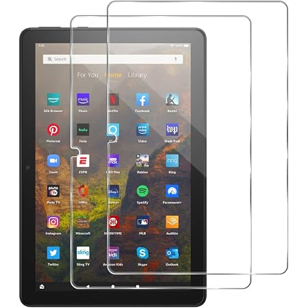 Amazon.com: [2 Pack] OMOTON Screen Protector for All-New Amazon Fire HD ...