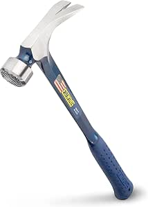 Estwing BIG BLUE Framing Hammer - 25 oz Straight Rip Claw with Forged ...