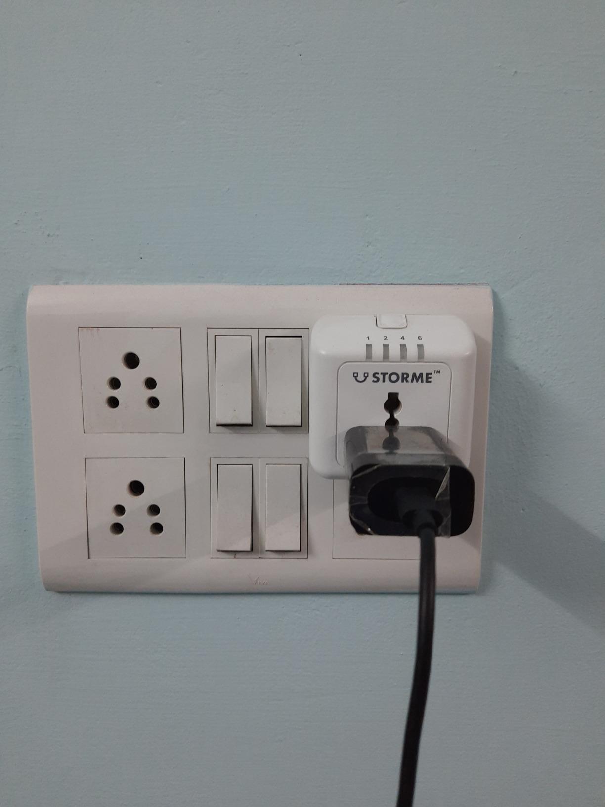 STORME Plastic Timer Socket Automatic Power Cut-Off Smart Plug (White ...