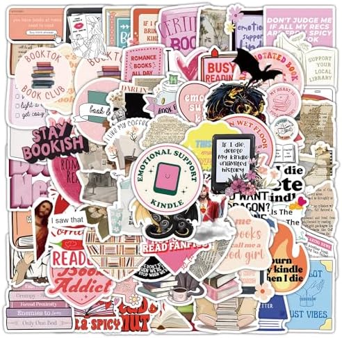 150Pcs Book Stickers for Kindle, Bookish Reading Booktok Stickers for ...