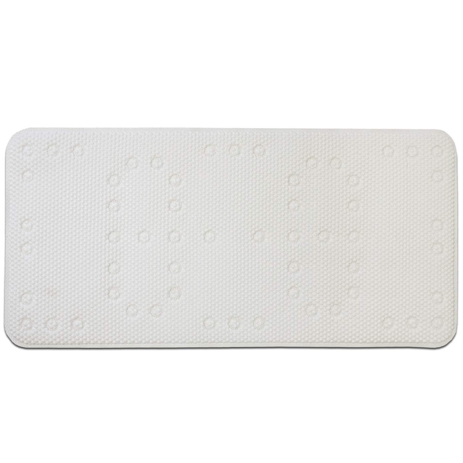 Amazon.com: Popular Bath Capri Waffle Extra Thick Tub Mat, White : Home ...