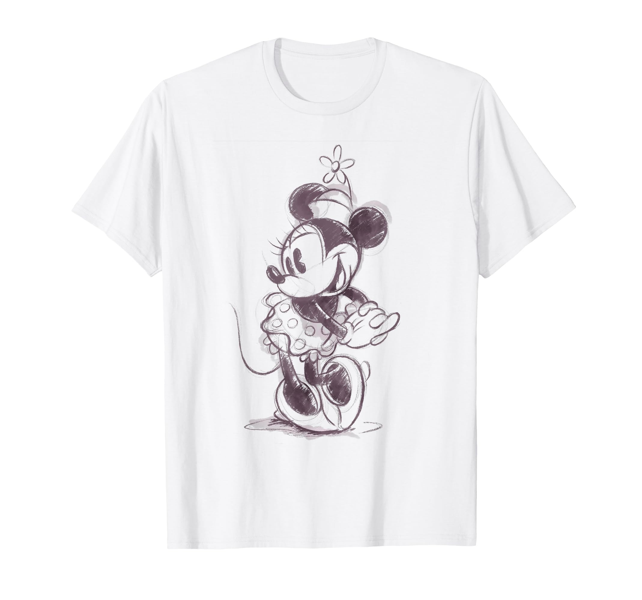 Amazon.com: Disney Mickey And Friends Minnie Mouse Sketch Portrait T ...