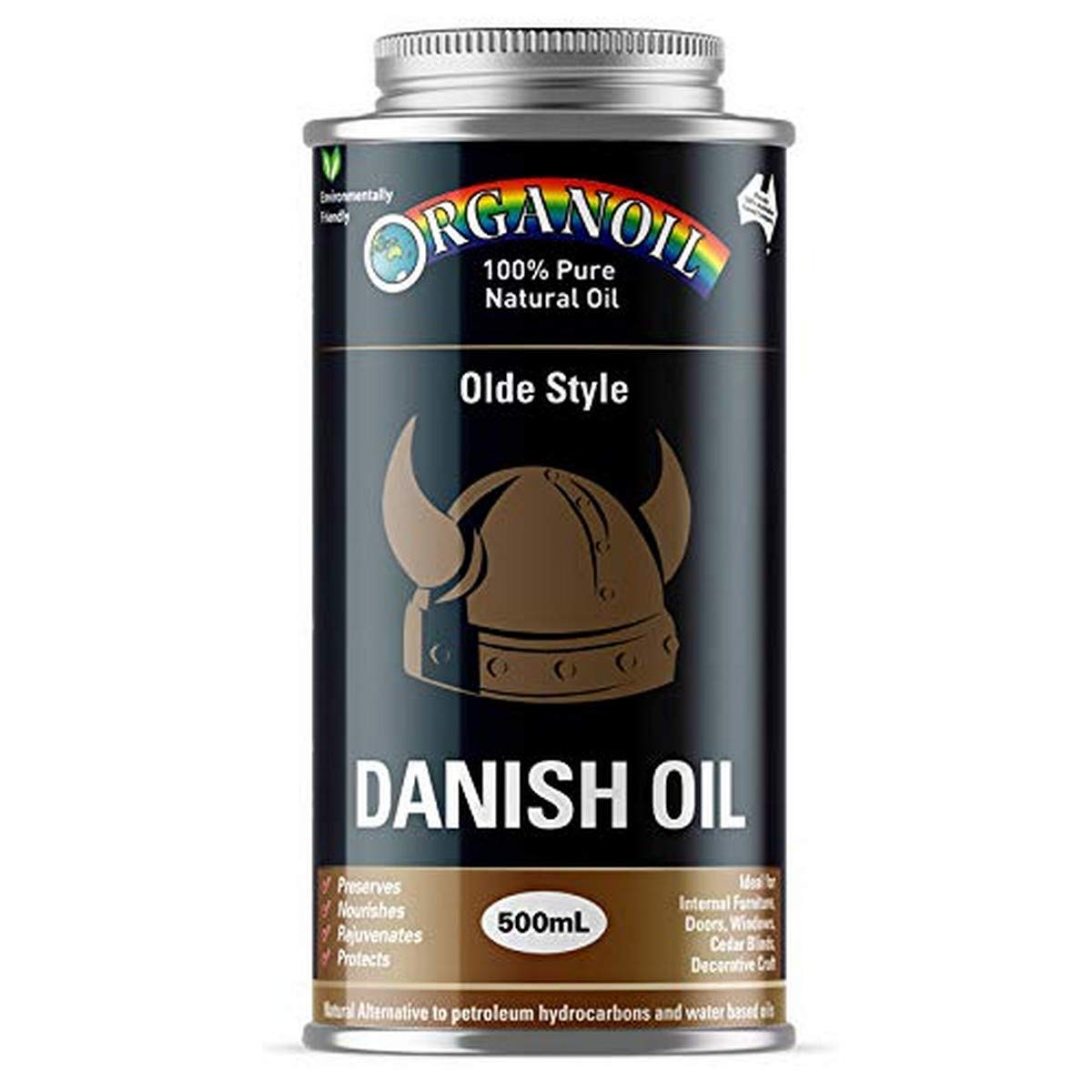 Organoil Tung Oil Olde Style Danish Oil Clear 500ml : Amazon.com.au ...