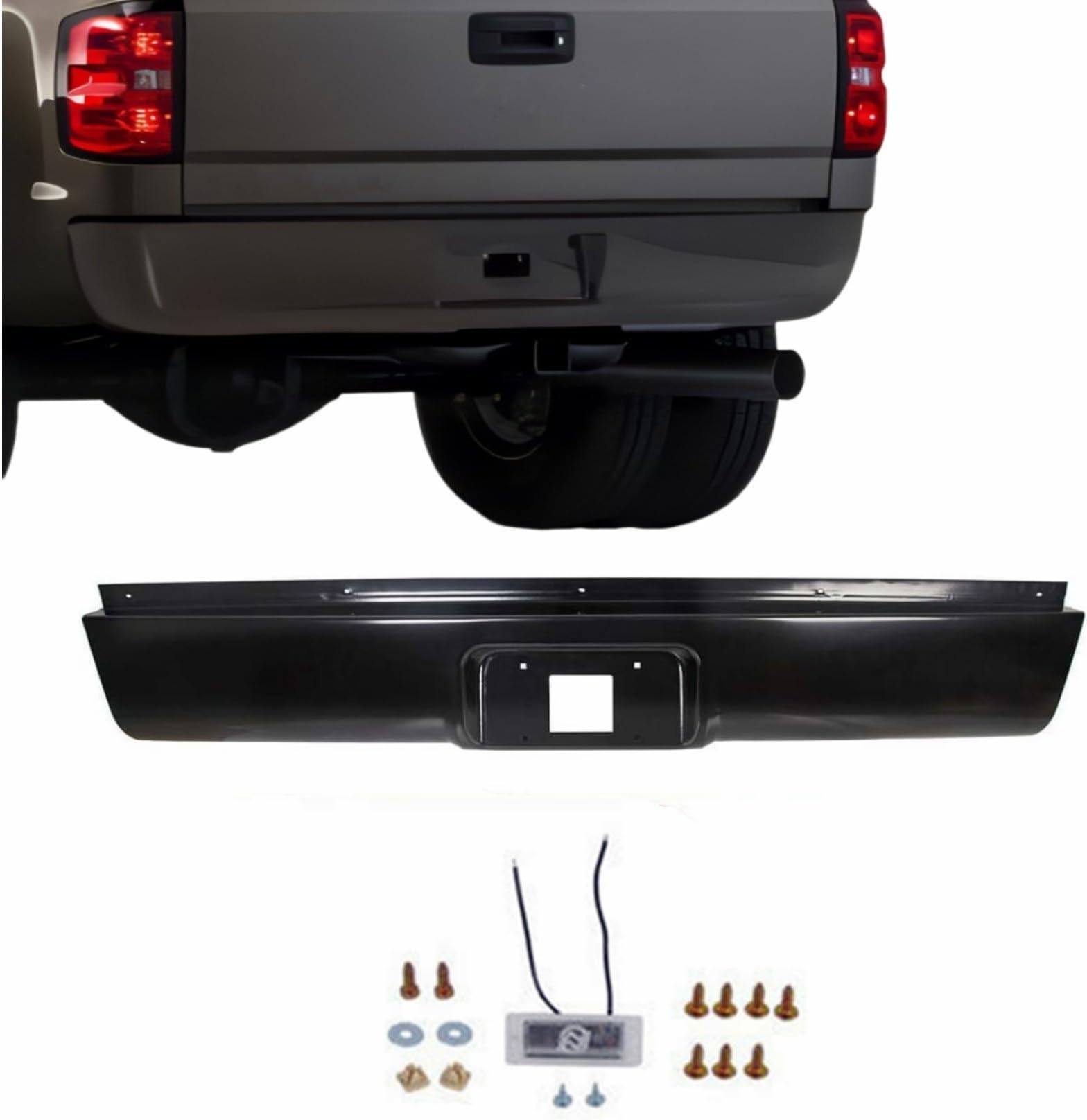 Amazon.com: ECOTRIC Roll Pan Rollpan Bumper w/License Plate Box ...