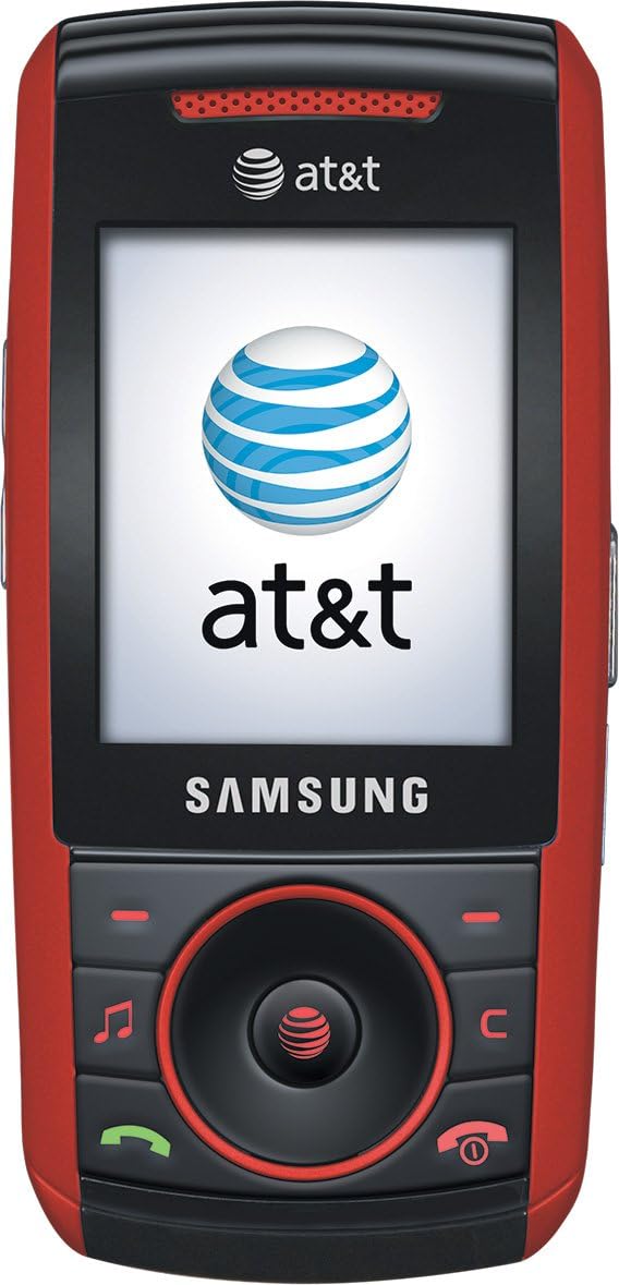 Amazon.com: Samsung a737 Red Phone (AT&T) : Cell Phones & Accessories