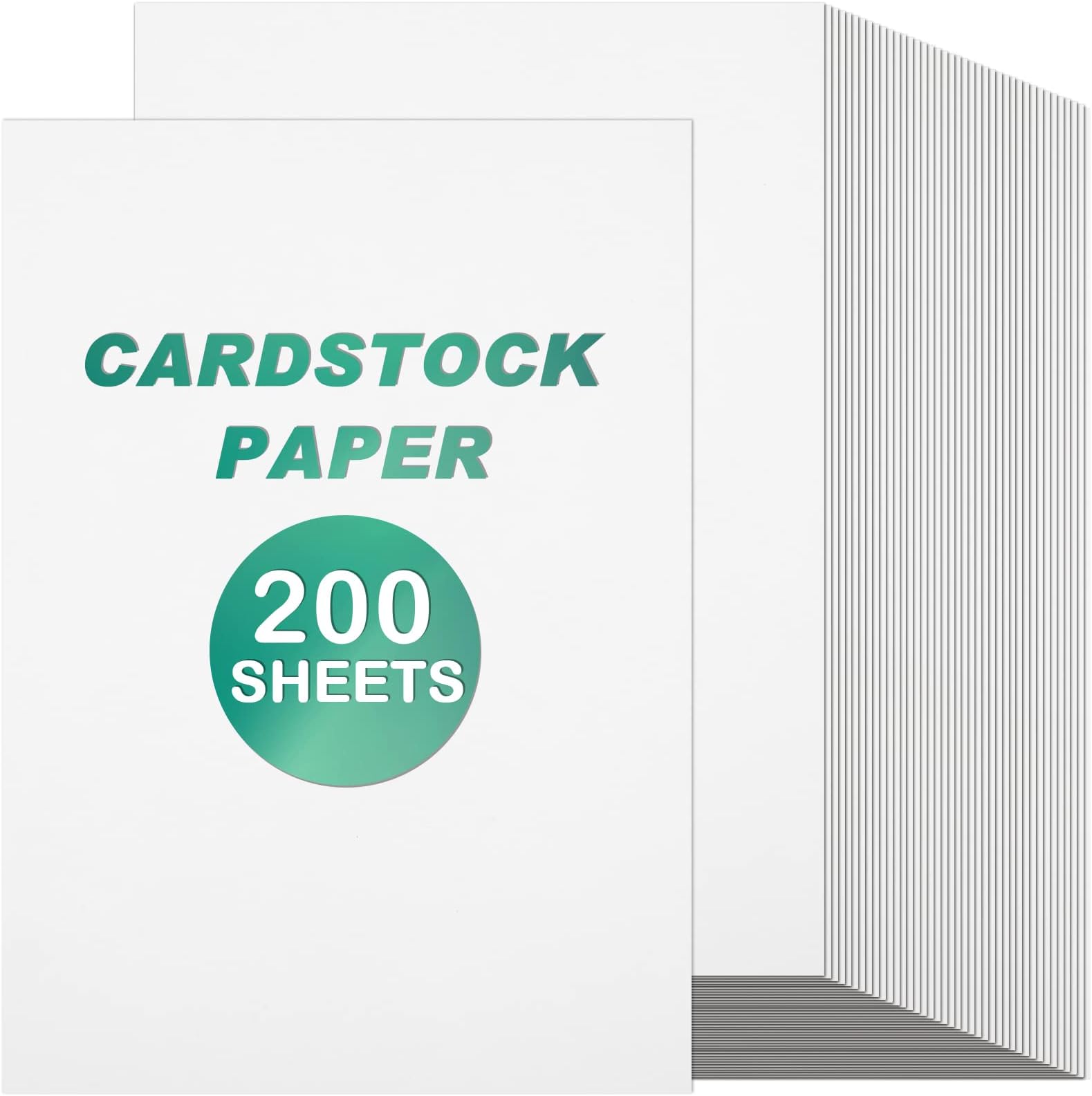 Amazon.com : 200 Sheets Kraft Cardstock Thick Paper 300gsm Heavy Weight ...