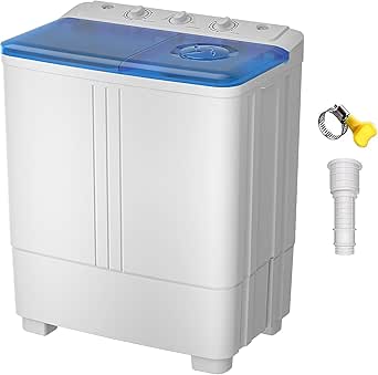 Amazon.com: VCJ Portable Washing Machine, Twin Tub Washing Machine ...