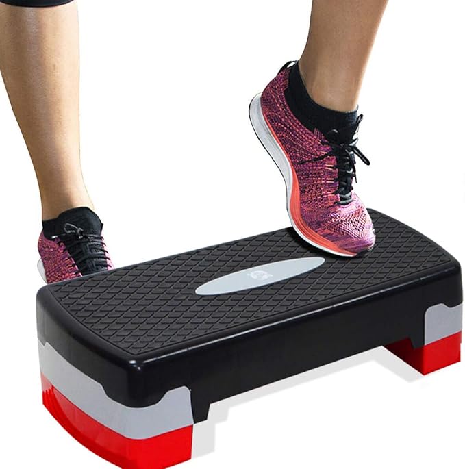 Denny International® Aerobic Exercise Adjustable up to 2 Levels Stepper ...