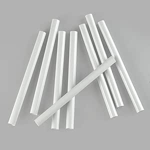 Radiator Pipe Covers White, Pipe Insulation 15mm; 19.5cm Long Snap On ...