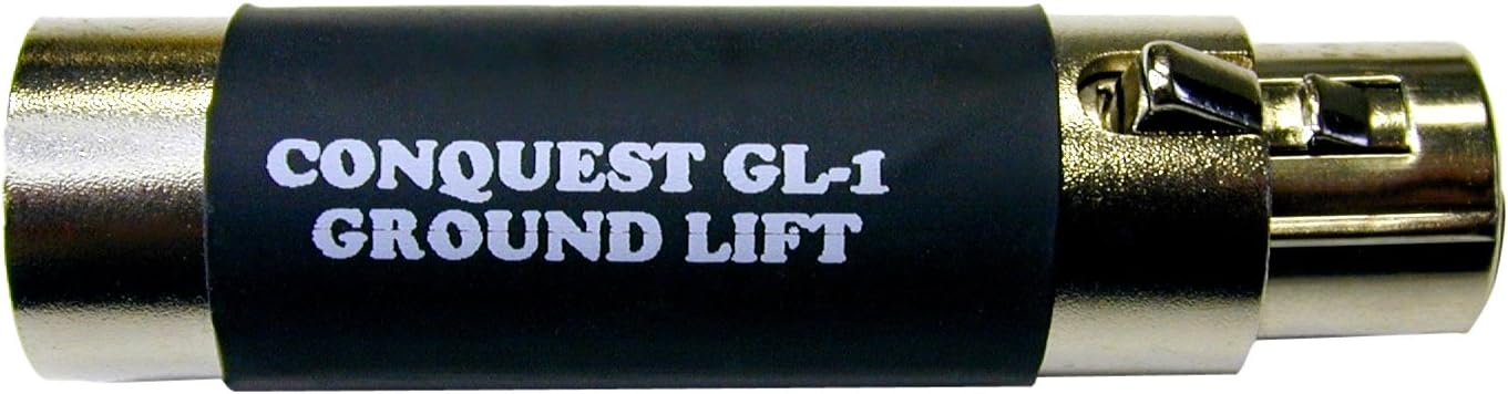 Amazon.com: Conquest Sound GL-1 XLR Ground Lifter : Musical Instruments