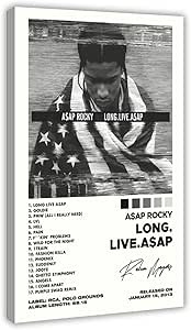 Amazon.com: Long Live A$AP Poster - A$AP Rocky Limited Poster Canvas ...