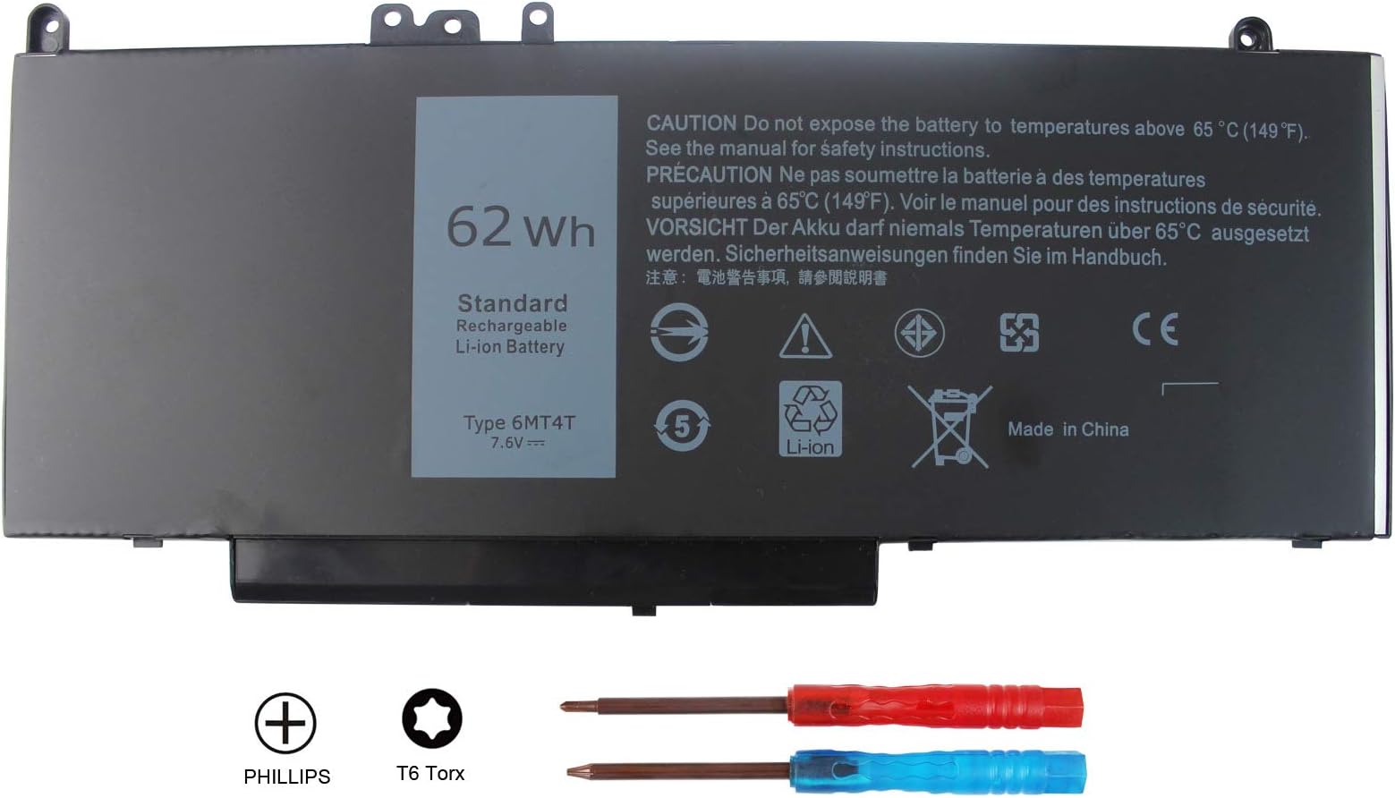 Amazon.com: ANCBD N7HT0 Laptop Battery for Dell Latitude 9510 9520 9520 ...