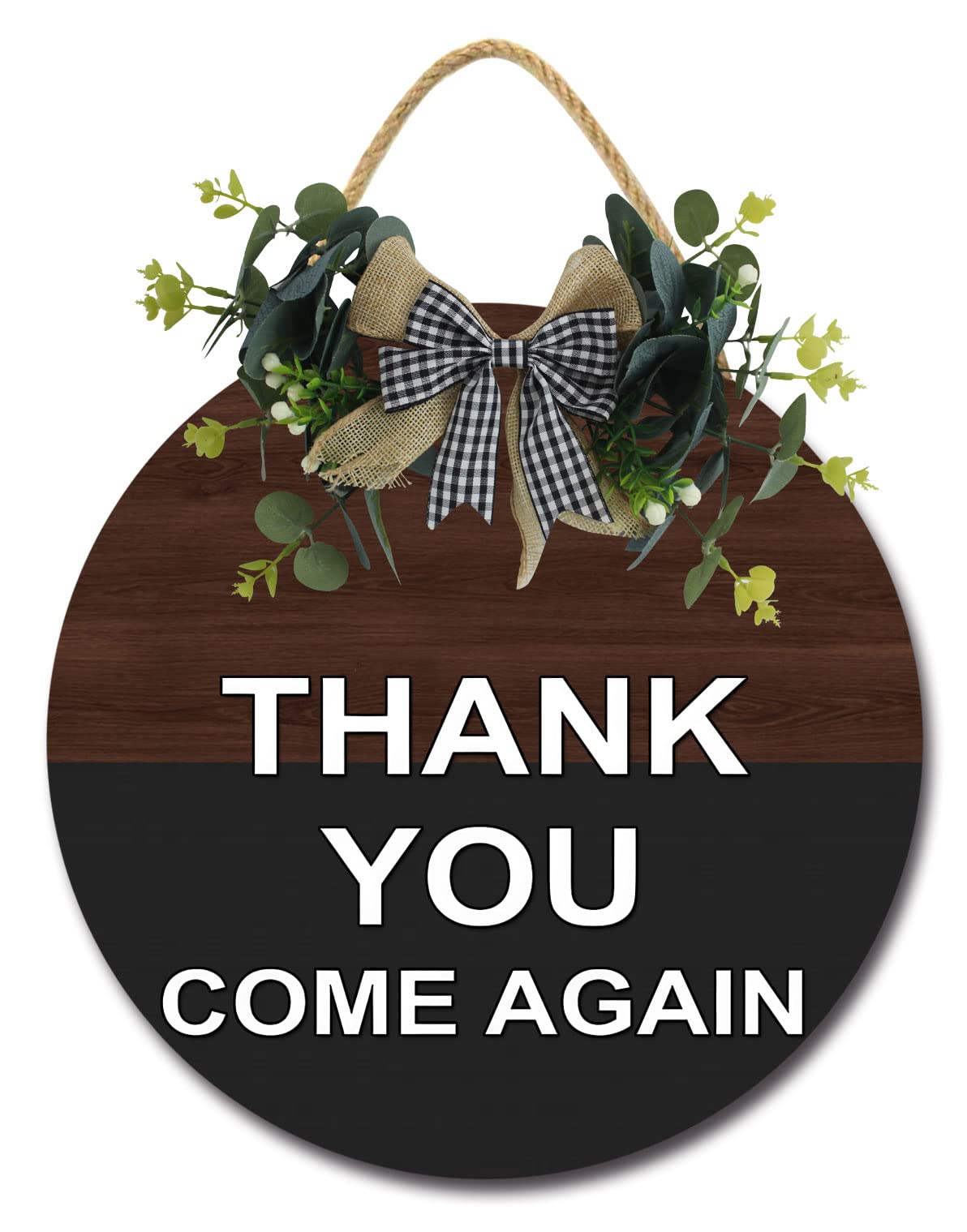 Come Again Thank You Sign