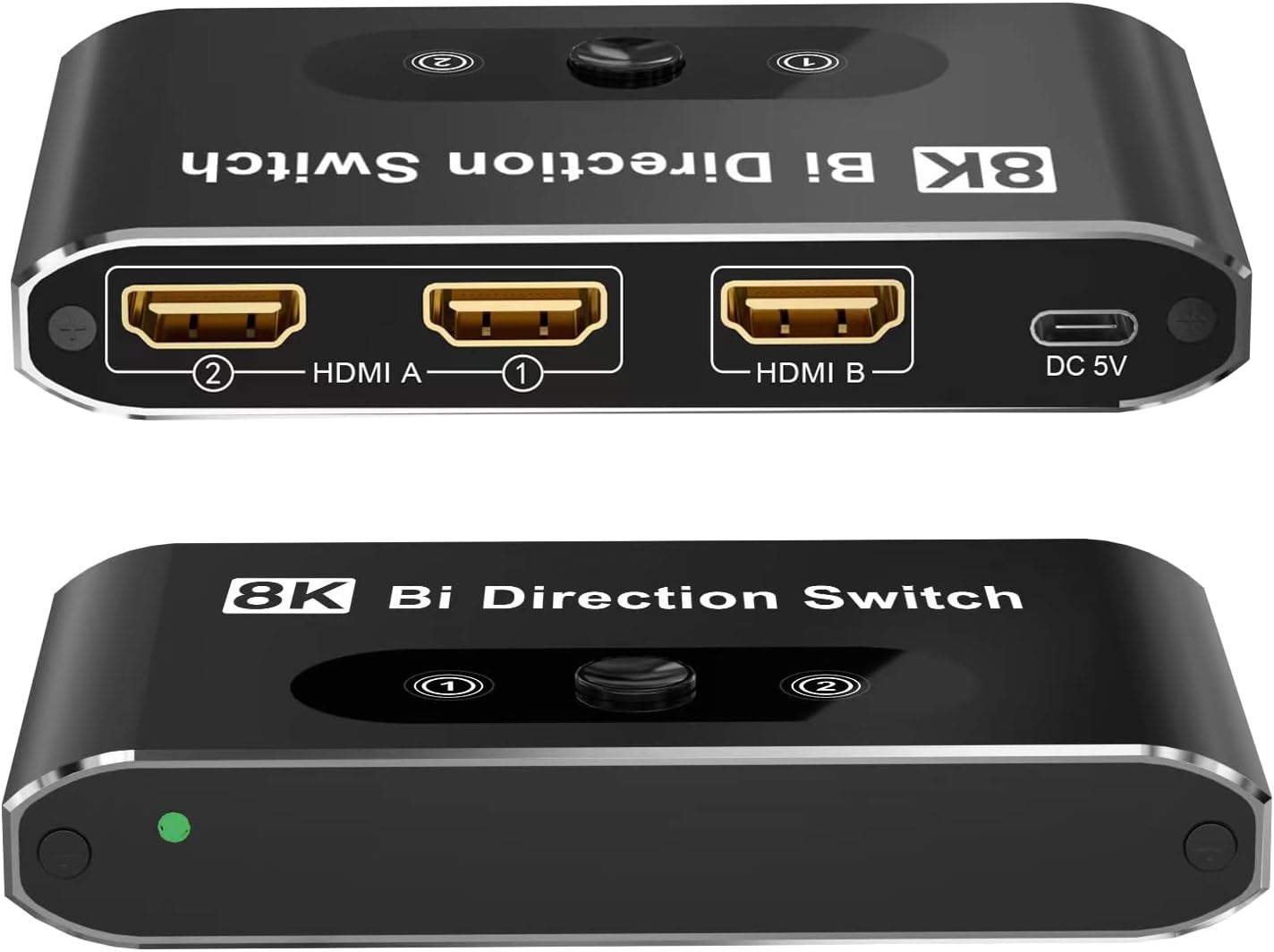 Amazon.com: 8K@60Hz HDMI Switch 2.1, HDMI Switcher Box 2 in 1 Out, HDMI ...