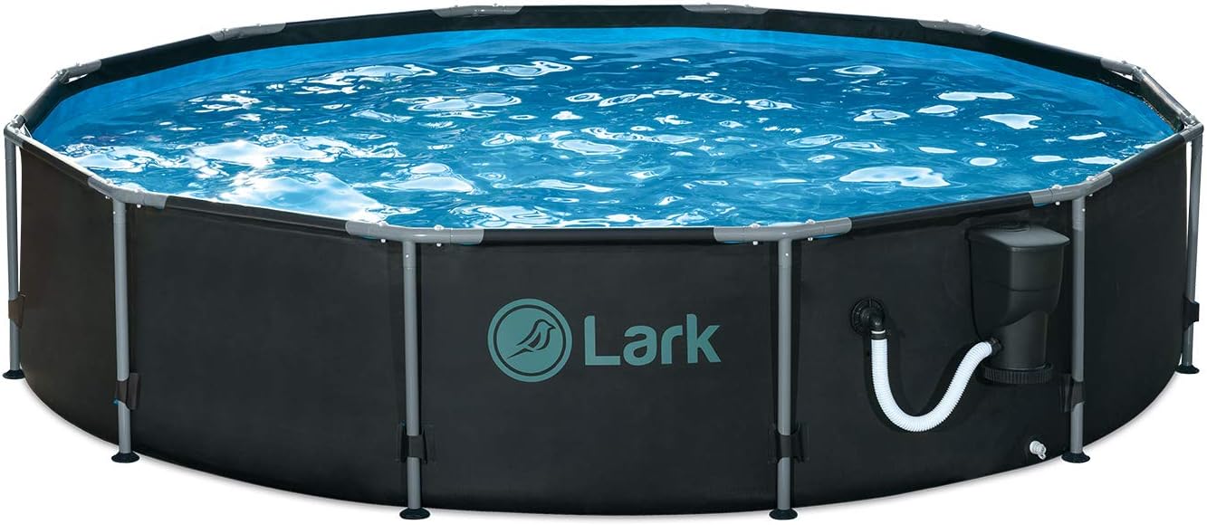 Amazon.com: Lark 12' ft. x 30" inch Metal Frame Backyard Above Ground ...