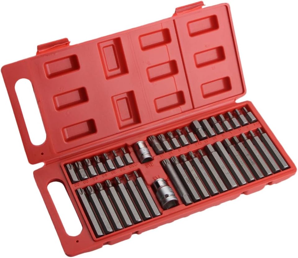 Amazon.com: MACHSWON Mechanic Socket Bits Tool Set 40 pcs, Torx Star ...