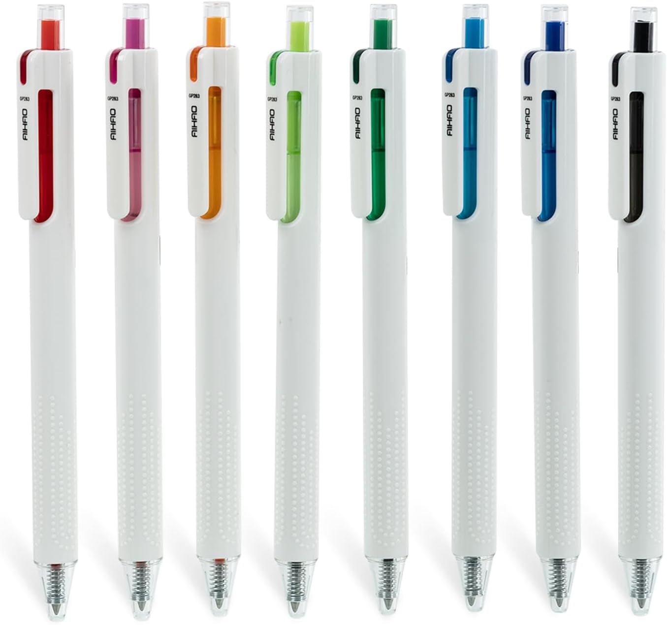 Amazon.com: EEOYU Gel Pens, 0.5mm Silent Retractable Fine Point Quick ...