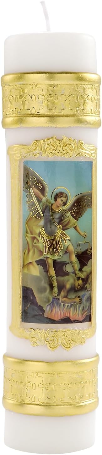 Amazon.com: St Michael The Archangel Candles,Christian Religious Prayer ...