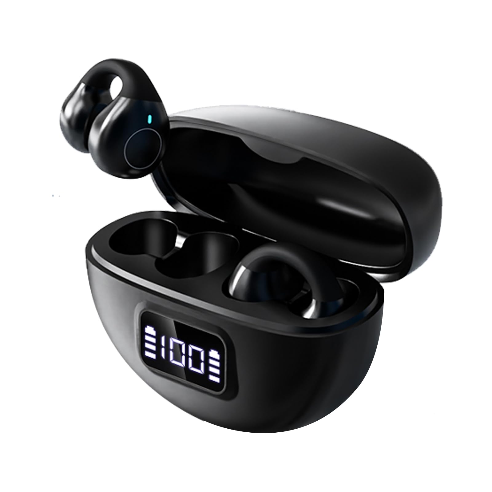 Amazon.com: Open Ear Clip Earbuds Wireless Bluetooth Air Conduction Ear ...