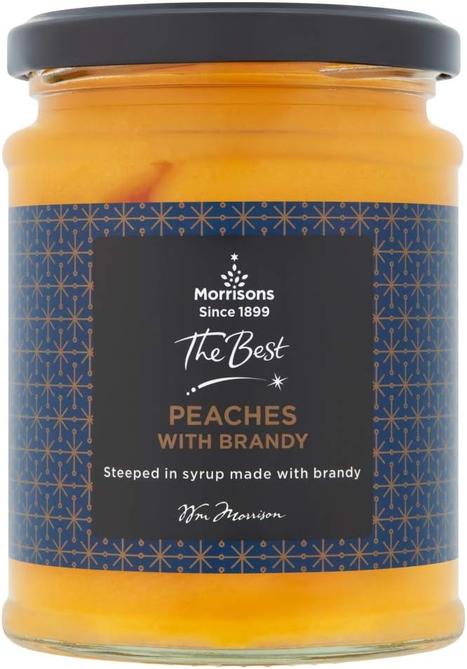 Morrisons The Best Peaches with Brandy, 290g : Amazon.co.uk: Grocery