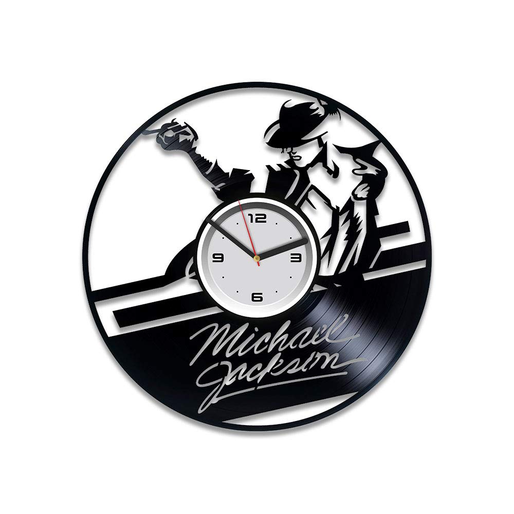 Amazon.com: Kovides Michael Clock Pop King Moonwalker Vinyl Wall Clock ...