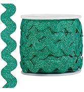 Amazon.com: GORGECRAFT 16.4Yds x 8mm RIC Rac Bending Fringe Trim Wave ...