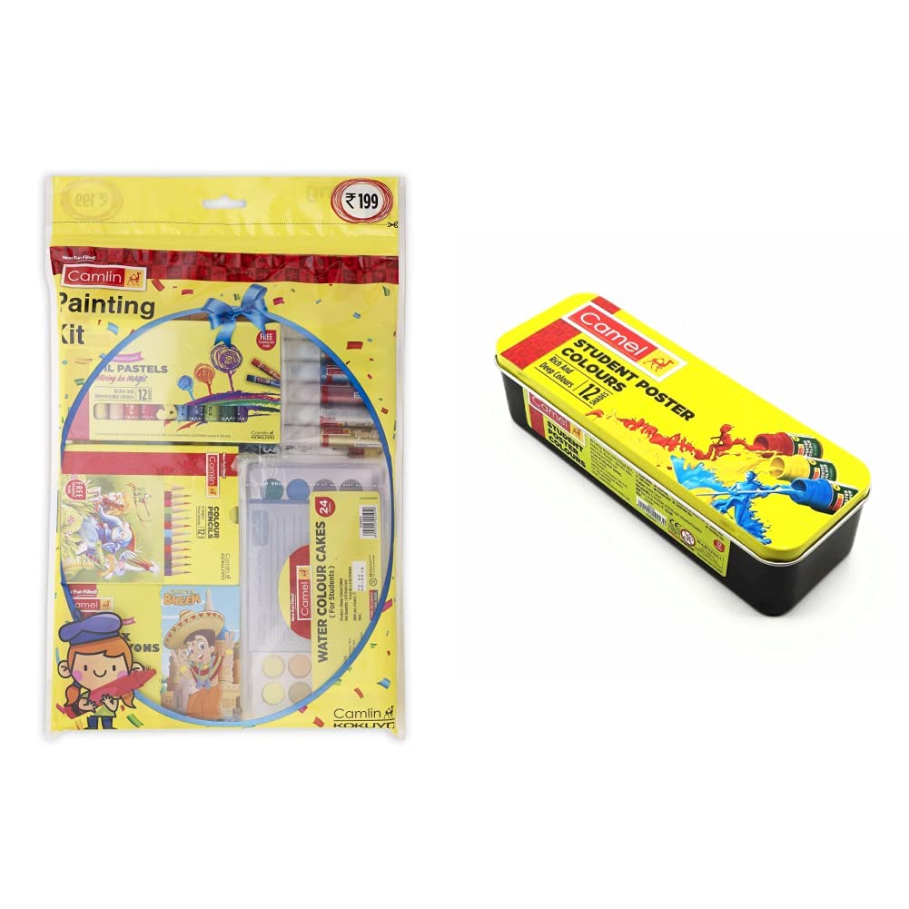 Camel 9900504 Colouring Kit Combo 199 Camlin Kokuyo Student Poster ...