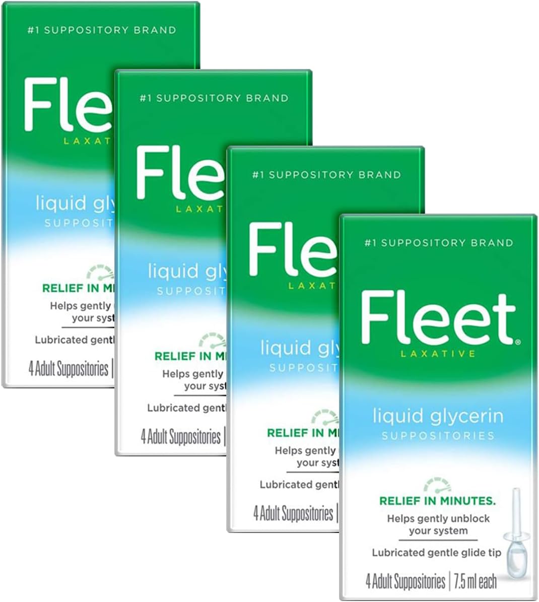 Amazon.com: Fleet Liquid Glycerin Suppositories for Adult Constipation ...