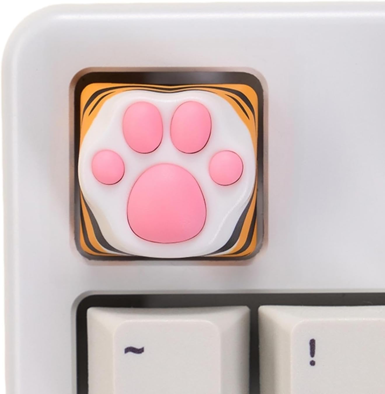 Amazon.com: Cmokifuly ZOMOPLUS Cat Paw Keys 1pc Cat Toe Bean ESC Keycap ...
