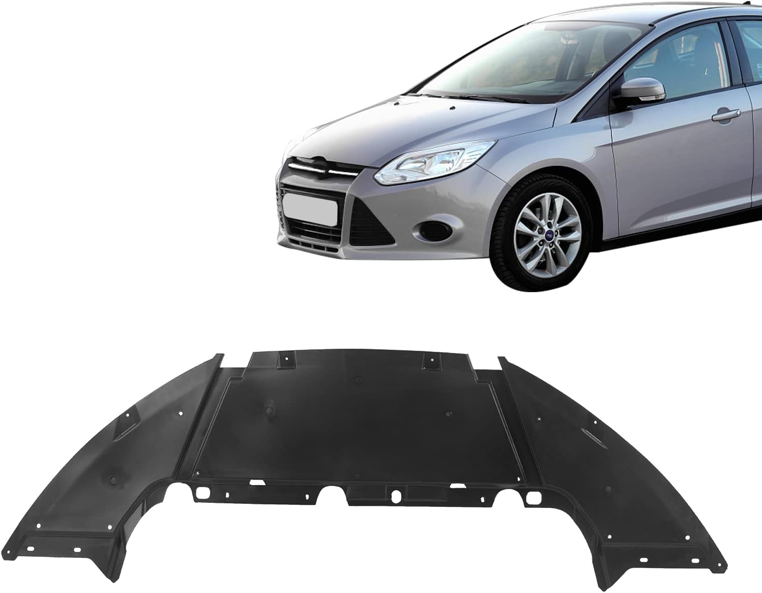 Amazon.com: JustDrivably Replacement Parts Front Engine Splash Shield ...