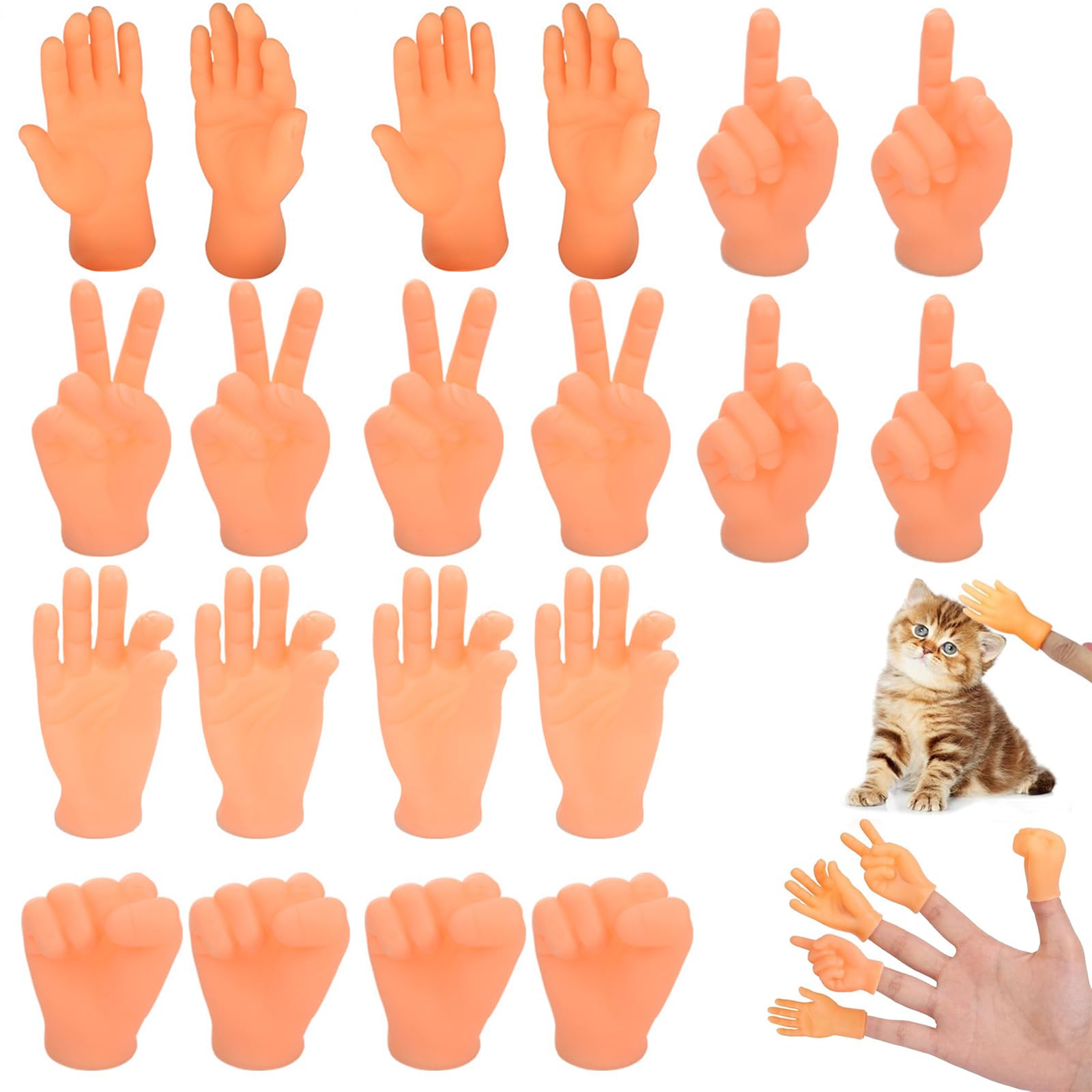 20 Pcs Tiny Hands, Cat Hands, Mini Hands, Tiny Hands For Cats, Mini ...