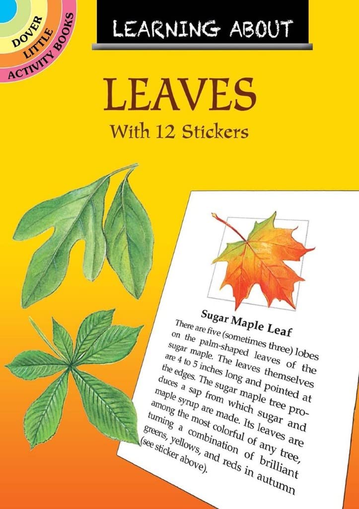 Learning About Leaves: With 12 Stickers (Dover Little Activity Books ...