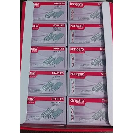 Kangaro Desk Essentials NO. 10-1M Heavy Duty Steel Wire Staple Pin ...