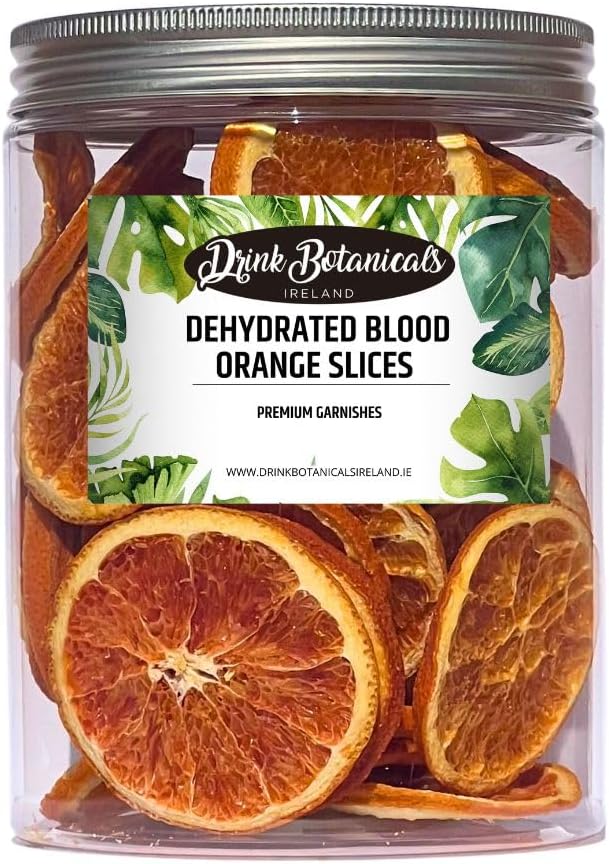 Drink Botanicals Ireland Dried Blood Orange Slices Wheels Jar | Sugar ...