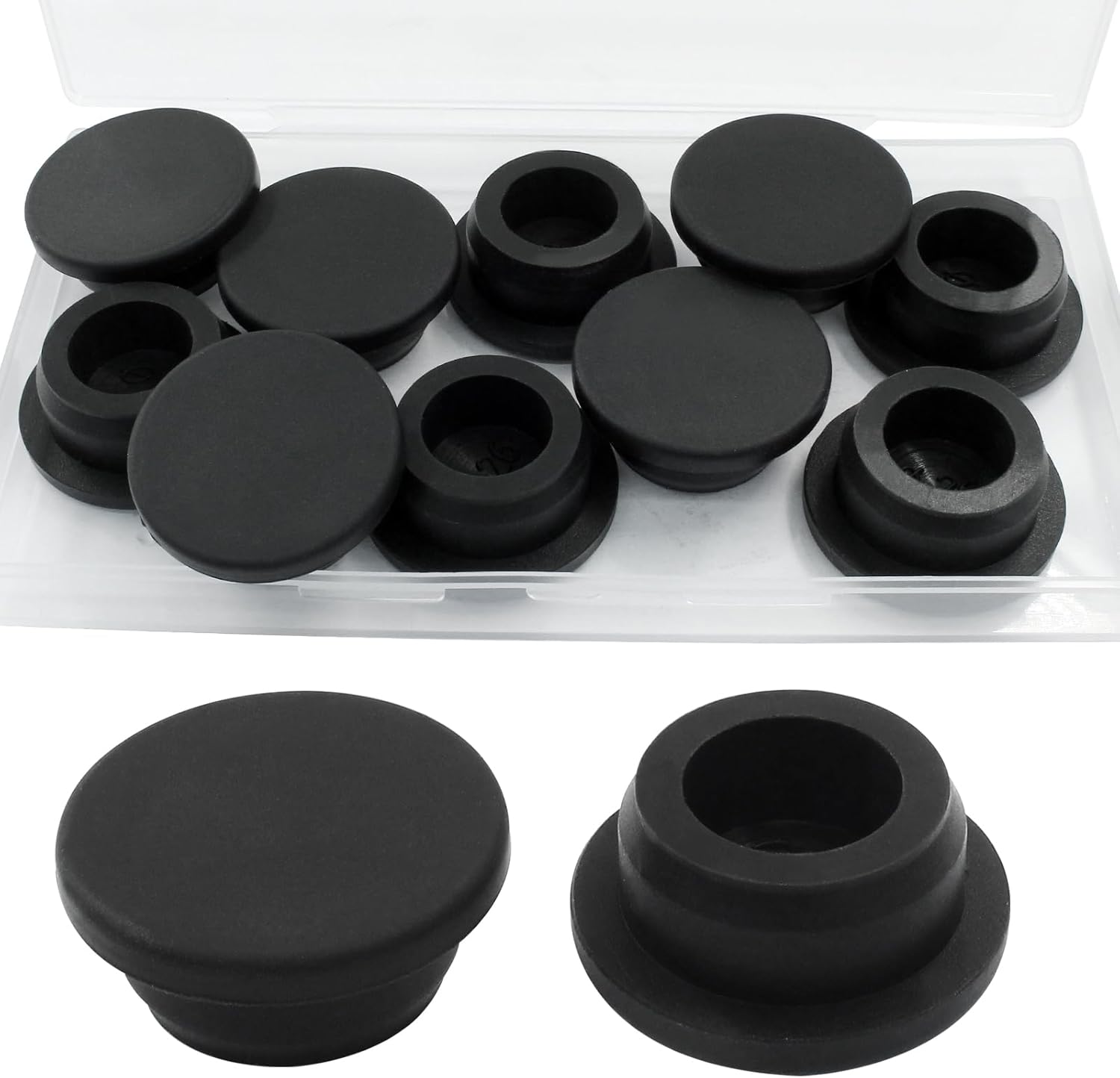 Amazon.com: Kyuionty 10Pcs Silicone Rubber Plug for 1 Inch Round Holes ...