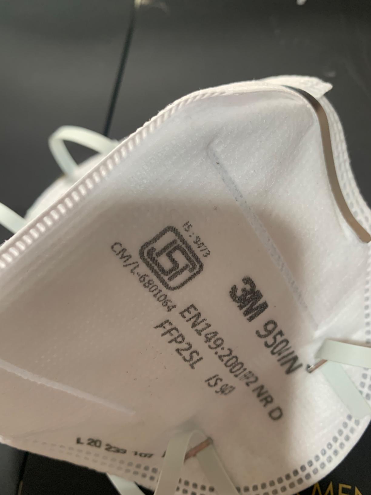 3M 9504 Fold-able Respirator Mask (White)- Pack of 5 : Amazon.in ...