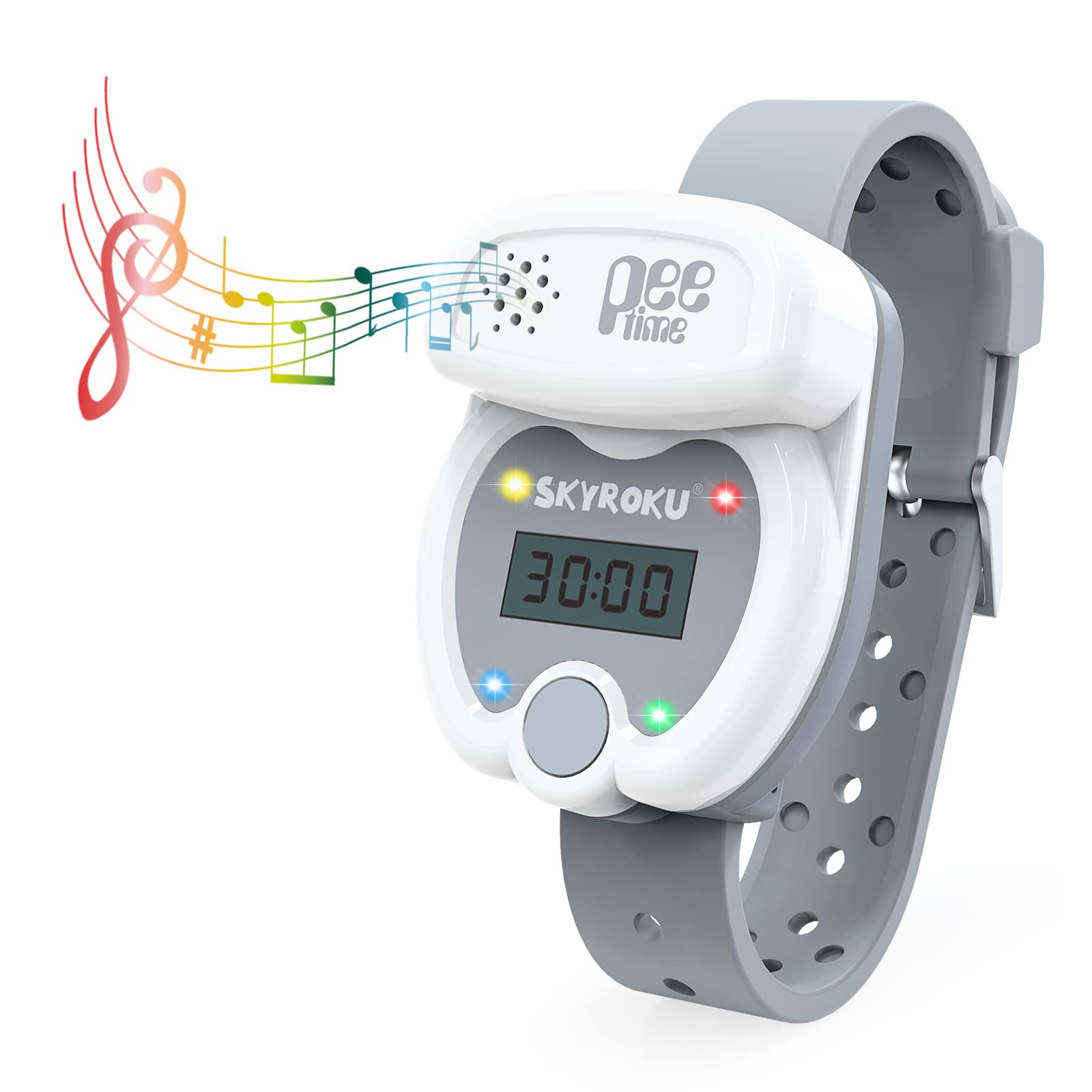 Snapklik.com : SKYROKU Silicone Kids Potty Training Timer Watch