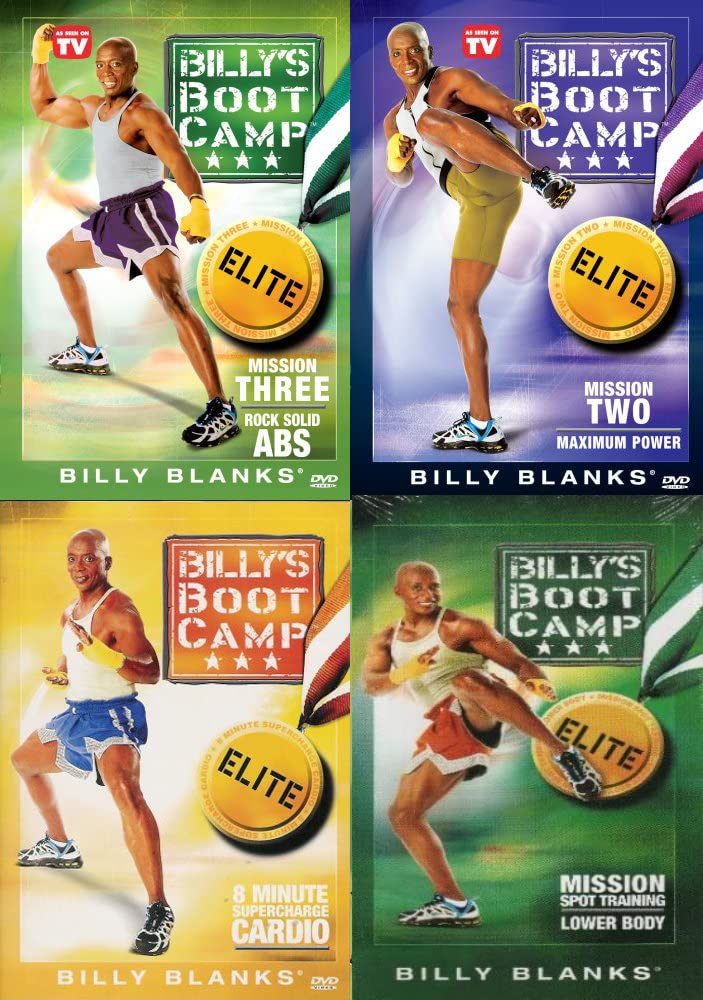 Amazon.com: Billy's Boot Camp Elite 4-DVD Bundle - Ultimate BootCamp by Billy Blanks (Cardio ...