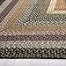 Amazon.com: SAFAVIEH Braided Collection 4' x 6' Multi BRD308A Handmade ...