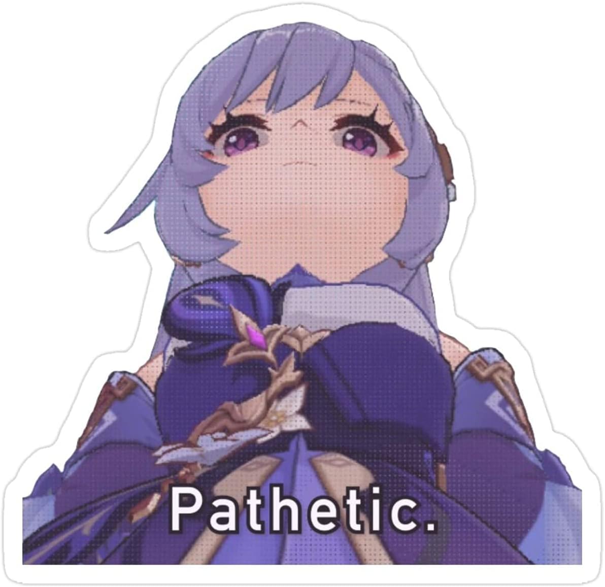 Amazon.com: Stickers Keqing Genshin Impact Wall Bag Decals Car Vinyl ...