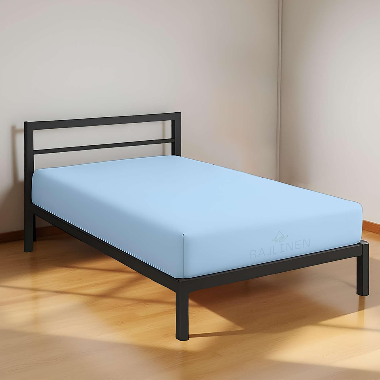 Amazon.com: Rajlinen Cot Fitted Sheet 33 x 80, Soft Microfiber Bottom ...
