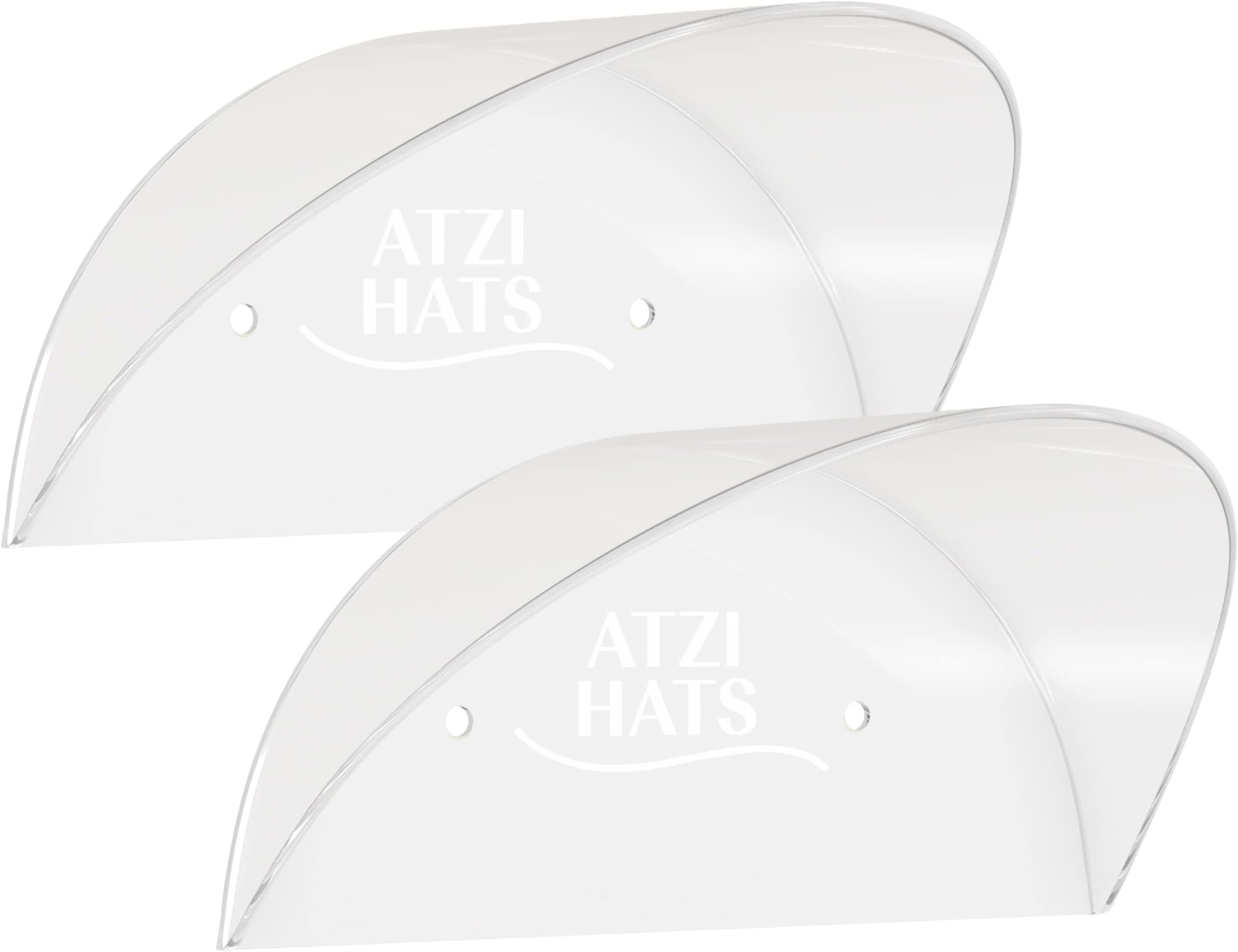 Amazon.com: yunmanqiji Cowboy Hat Rack for Wall,2 Pack Wooden Hat Holder,with Satin Finish Hat ...