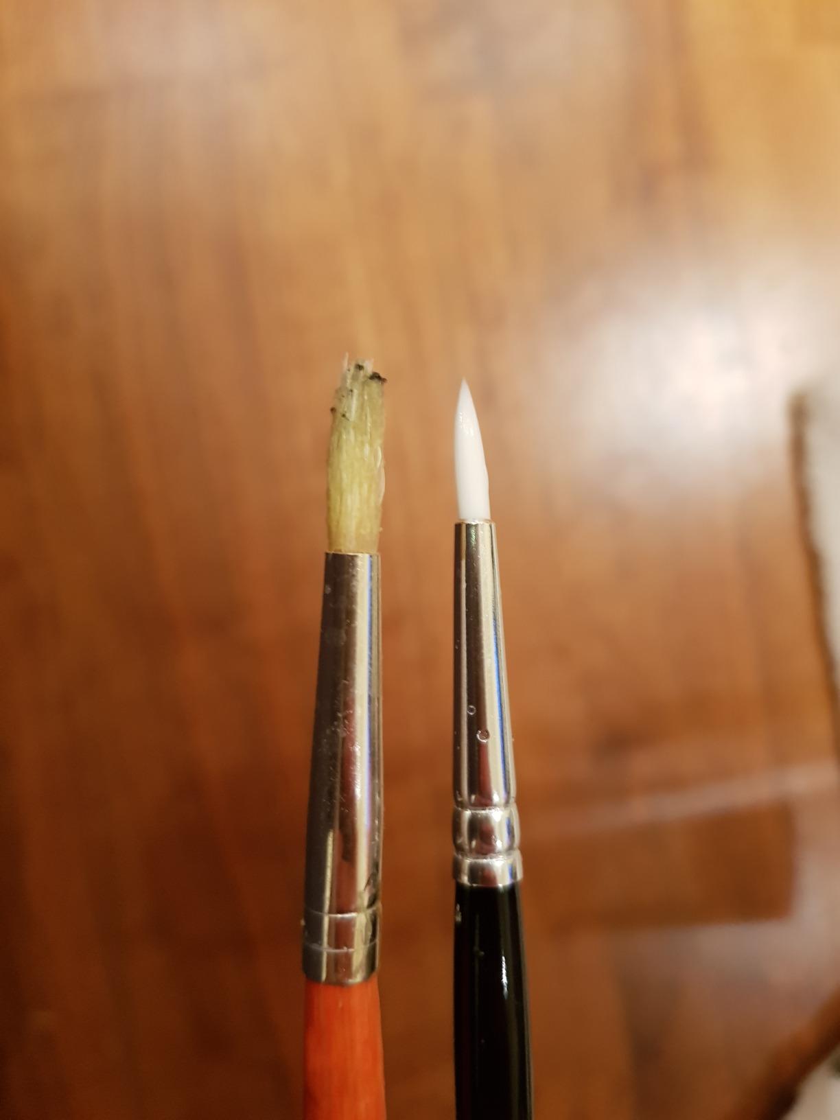 Frisk Set of 3 Artcoe Masking Fluid Brushes, sable, White : Amazon.co ...