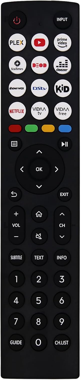 Amazon.com: New Replacement Universal Remote Control for Hisense TV ...