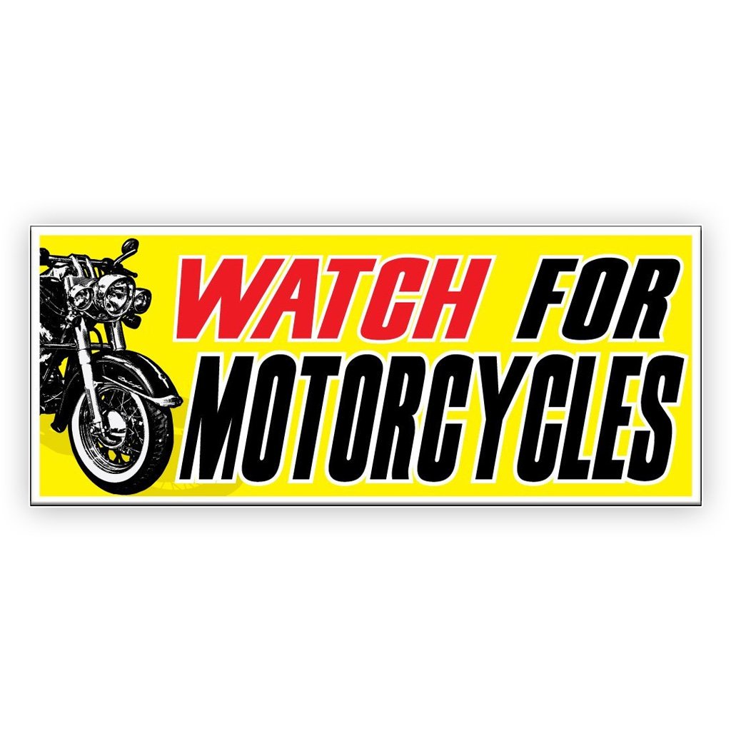 Watch For Motorcycles Decal